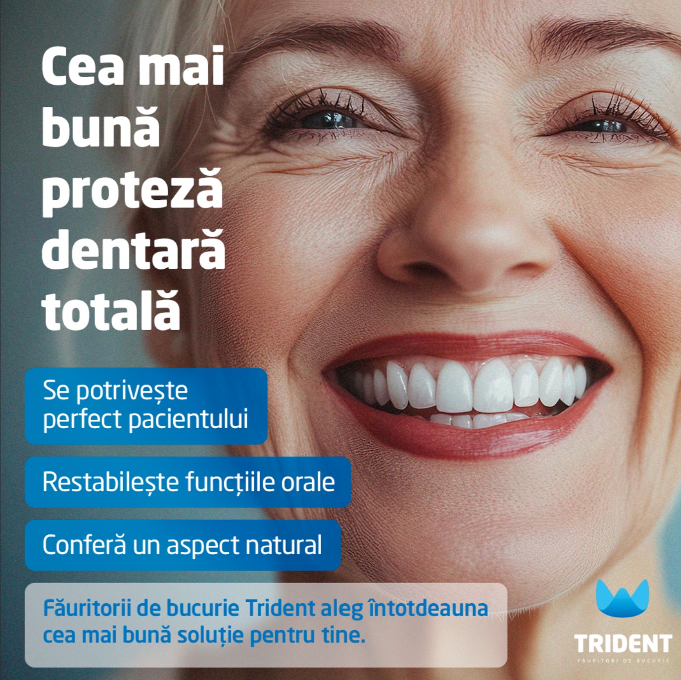 Cea mai bună proteză totală | Clinica Trident
